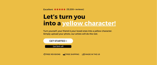 Simpsonize Me | Hand-Drawn Yellow Portraits